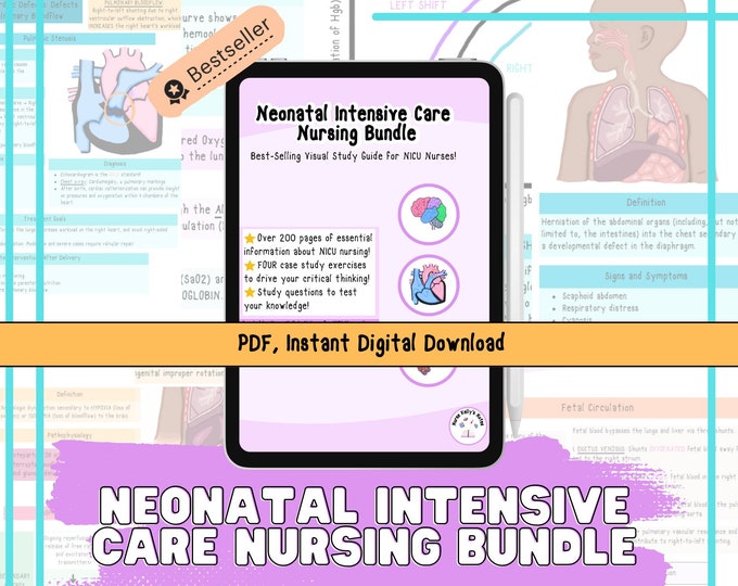 Newborn Baby ID Badge Reference Cards for NICU / Neonatal Nurses, 4 ...