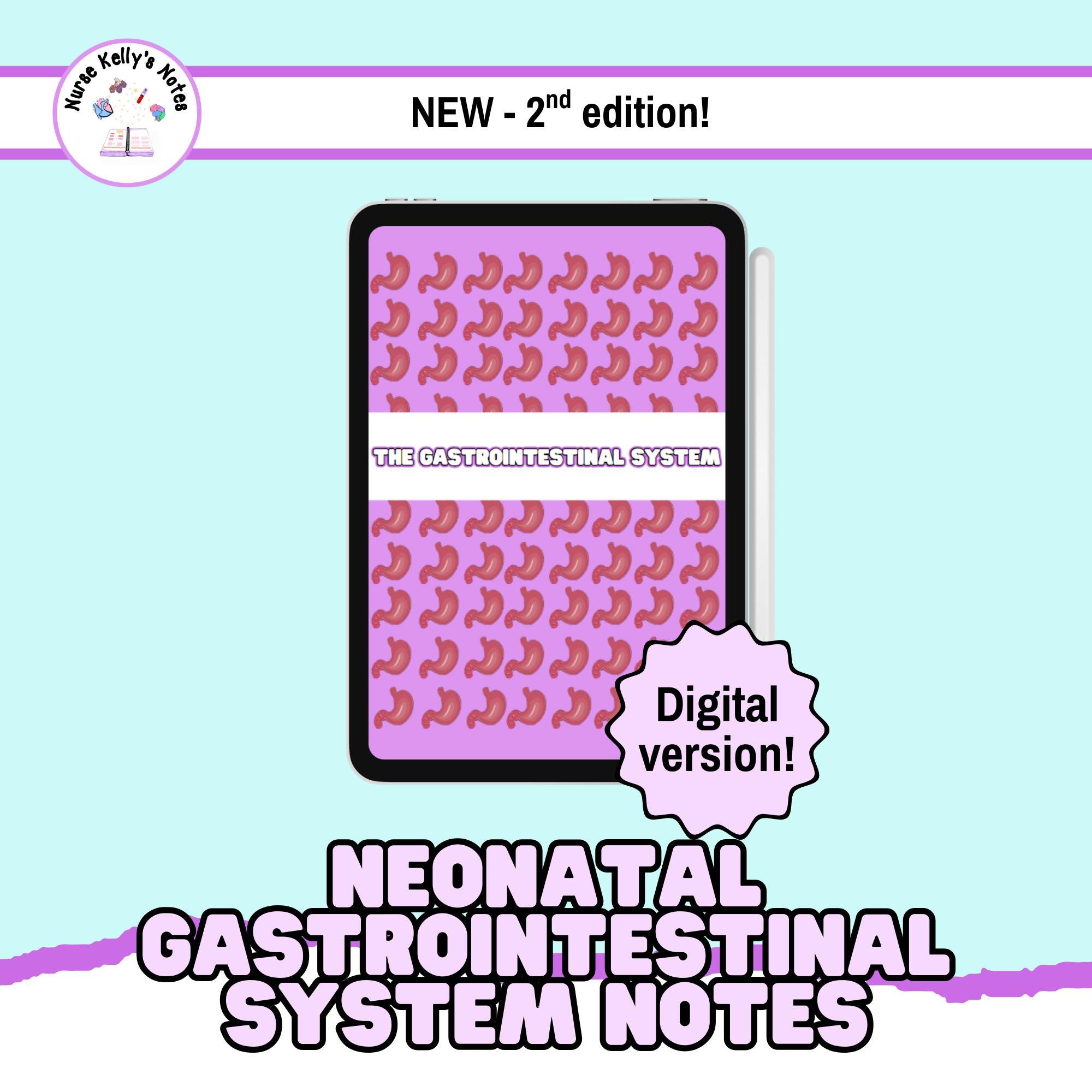Neonatal Gastrointestinal System Notes: NICU Nurse Study Guide (digital ...