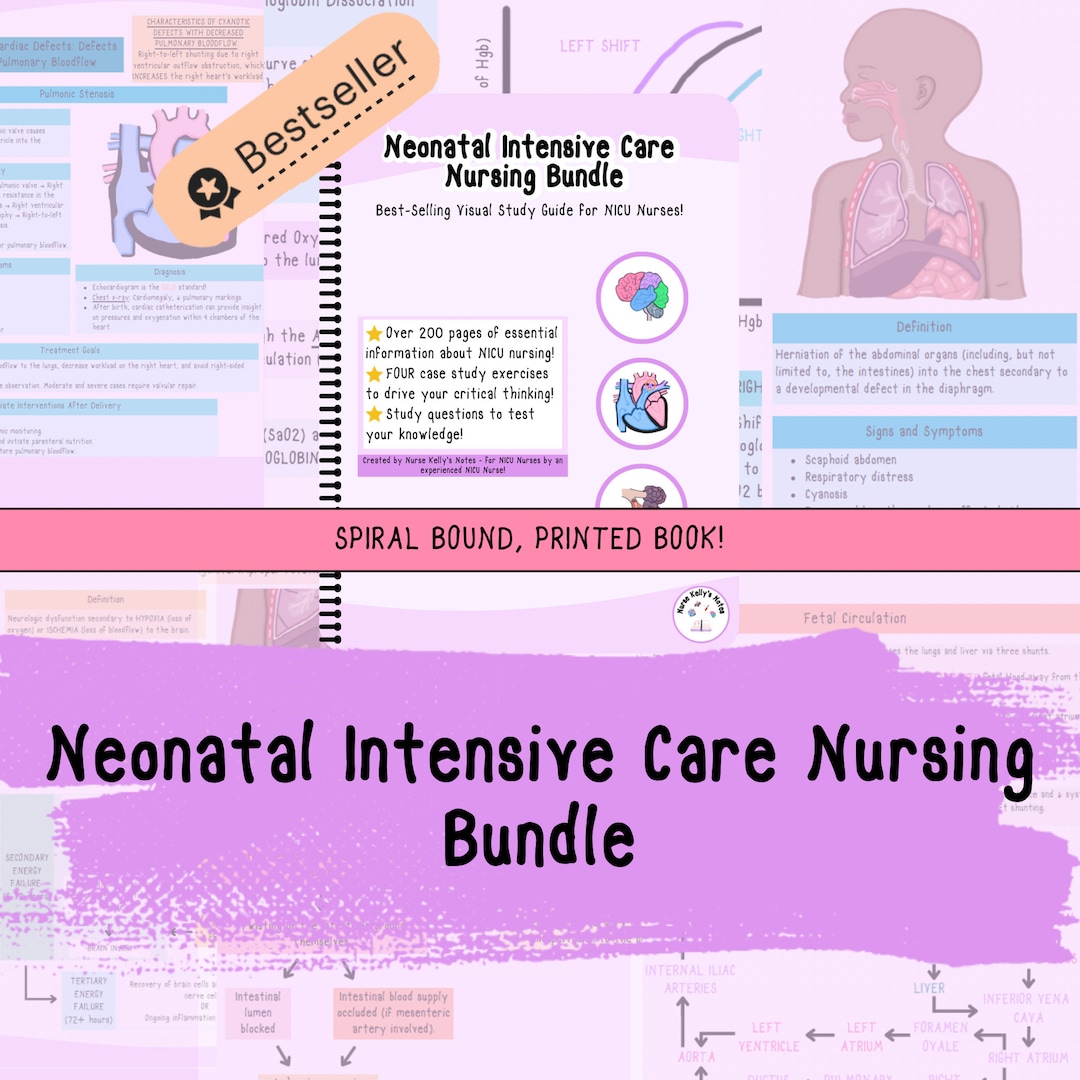 Neonatal Intensive Care Nursing Bundle: Spiral Bound Book Comprehensive ...
