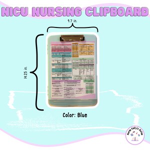 Neonatal ICU Storage Clipboard | Resources for NICU Nurses and Nursing ...