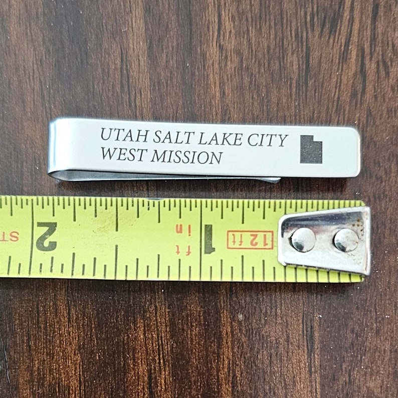 Personalized Metal LDS Missionary Tie Clip / LDS Missionary Gift LDS ...
