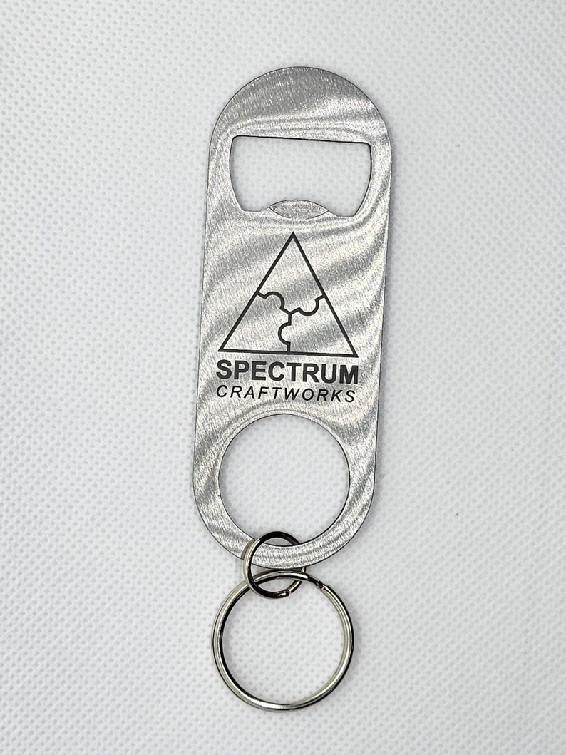 100 COUNT Bulk Engraved Keychain Bottle Opener, Stainless Steel Bottle ...