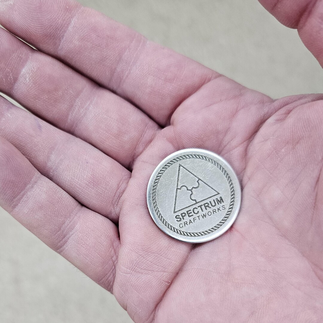 Personalized Challenge Coin, Double-sided Pewter Challenge Coin, Laser ...