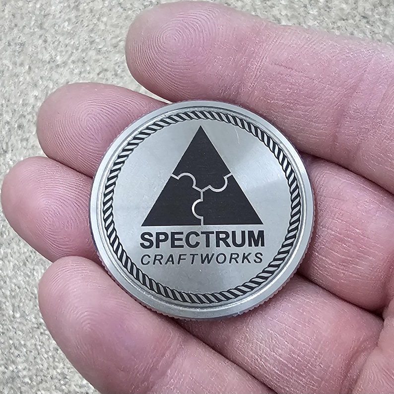 Personalized Challenge Coin: Laser Engraved Stainless Steel, Custom ...
