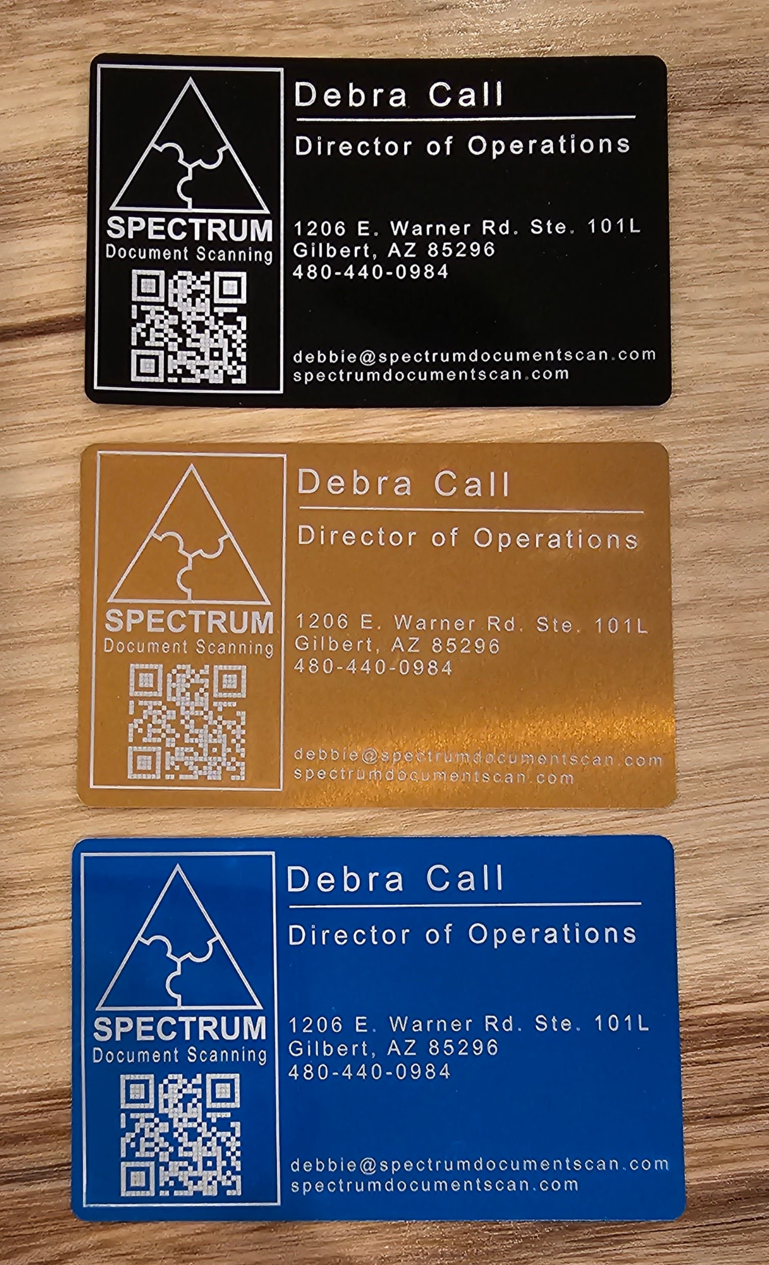 Aluminum Business Cards, Business Cards With QR Code, Metal Business ...
