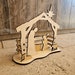 Wooden Nativity Scene, Christmas Nativity Scene Kit, Unfinished DIY ...