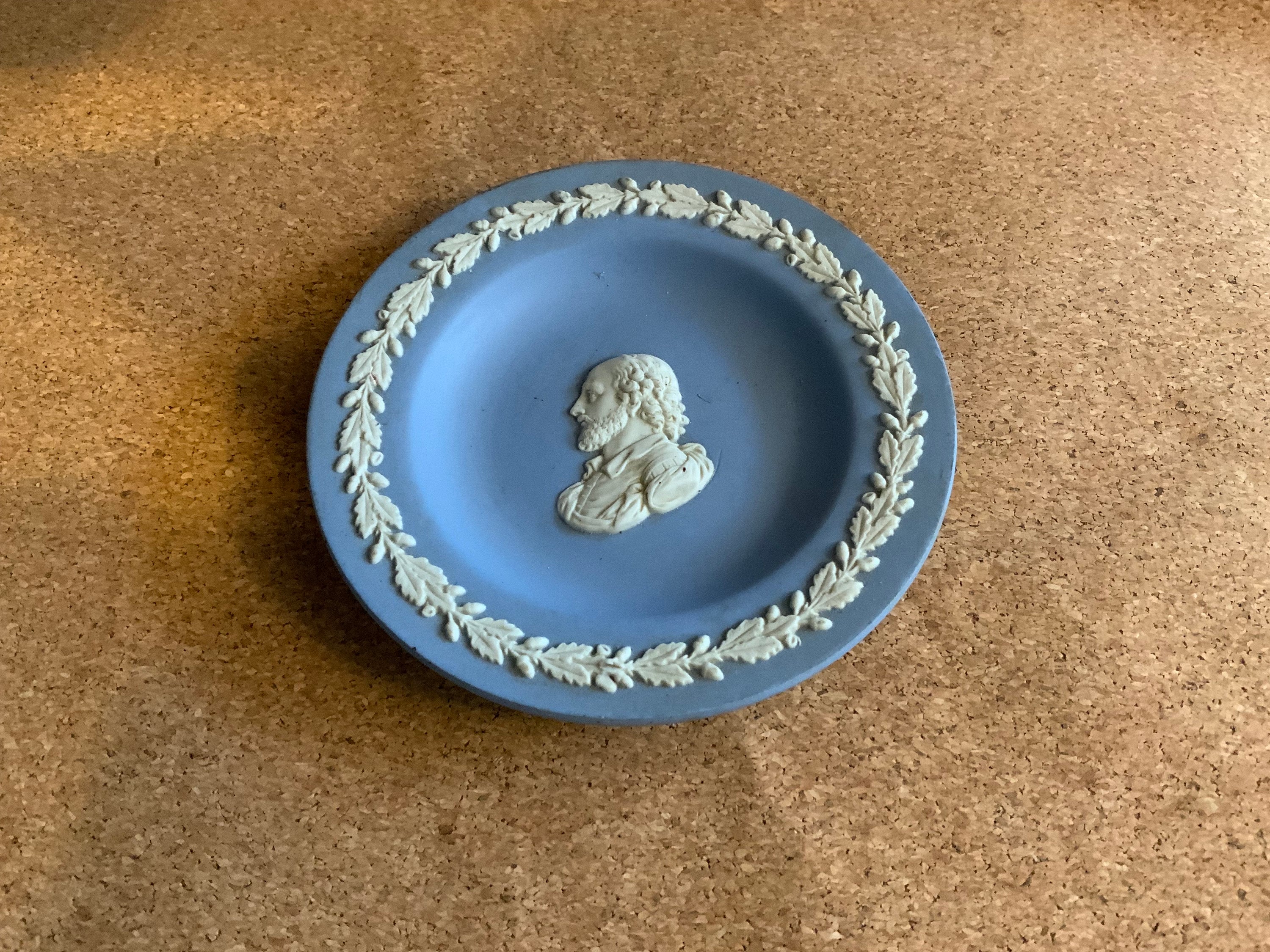 Wedgewood Blue Jasperware Trinket Dish - Etsy
