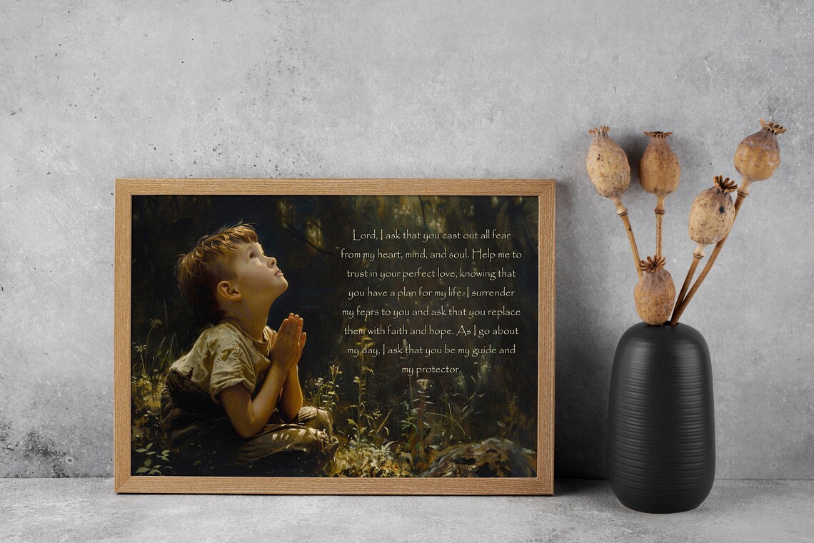 Lost Boy Praying to God, Prayer to Lord, Storytelling Art, Religious ...