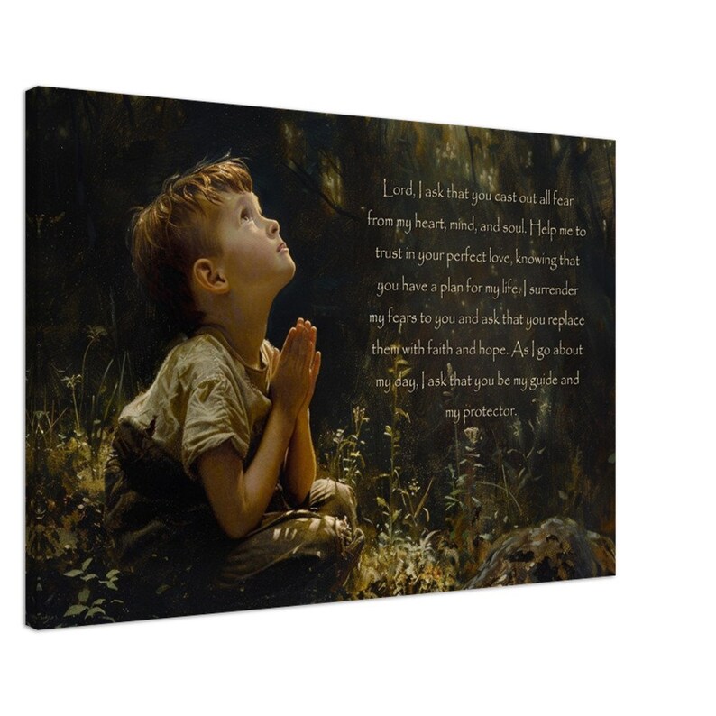 Lost Boy Praying to God, Prayer to Lord, Storytelling Art, Religious ...