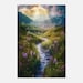 Forest Pathway Landscape Watercolor Painting With Scripture John 14:27 ...