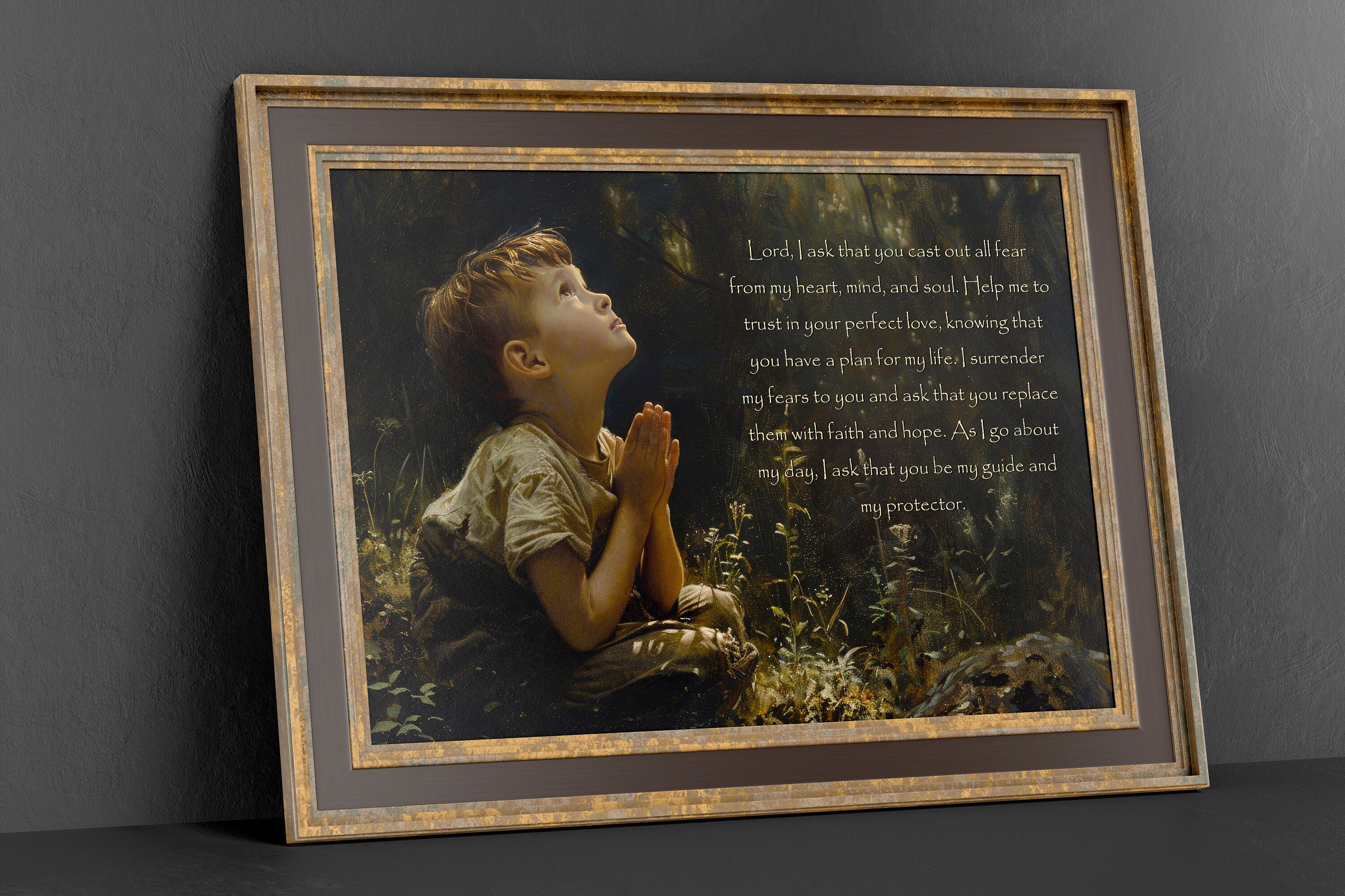 Lost Boy Praying to God, Prayer to Lord, Storytelling Art, Religious ...