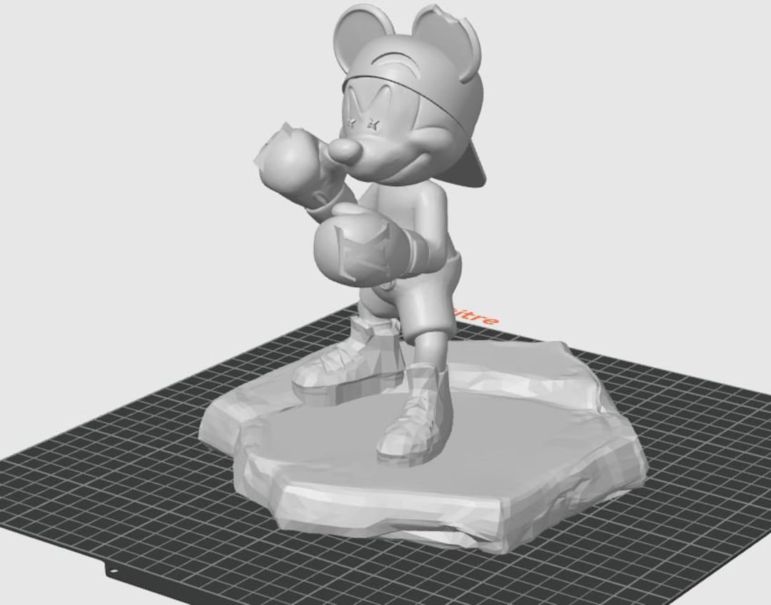 Mickey Mouse Boxing Louis Vuitton STL Version - Etsy