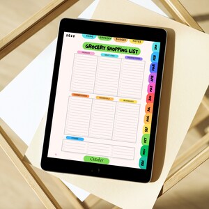 Monthly Digital Planner, Budget Planner, Digital Planner, iPad Planner ...