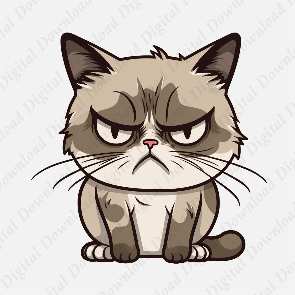 Grumpy Cat Drawing