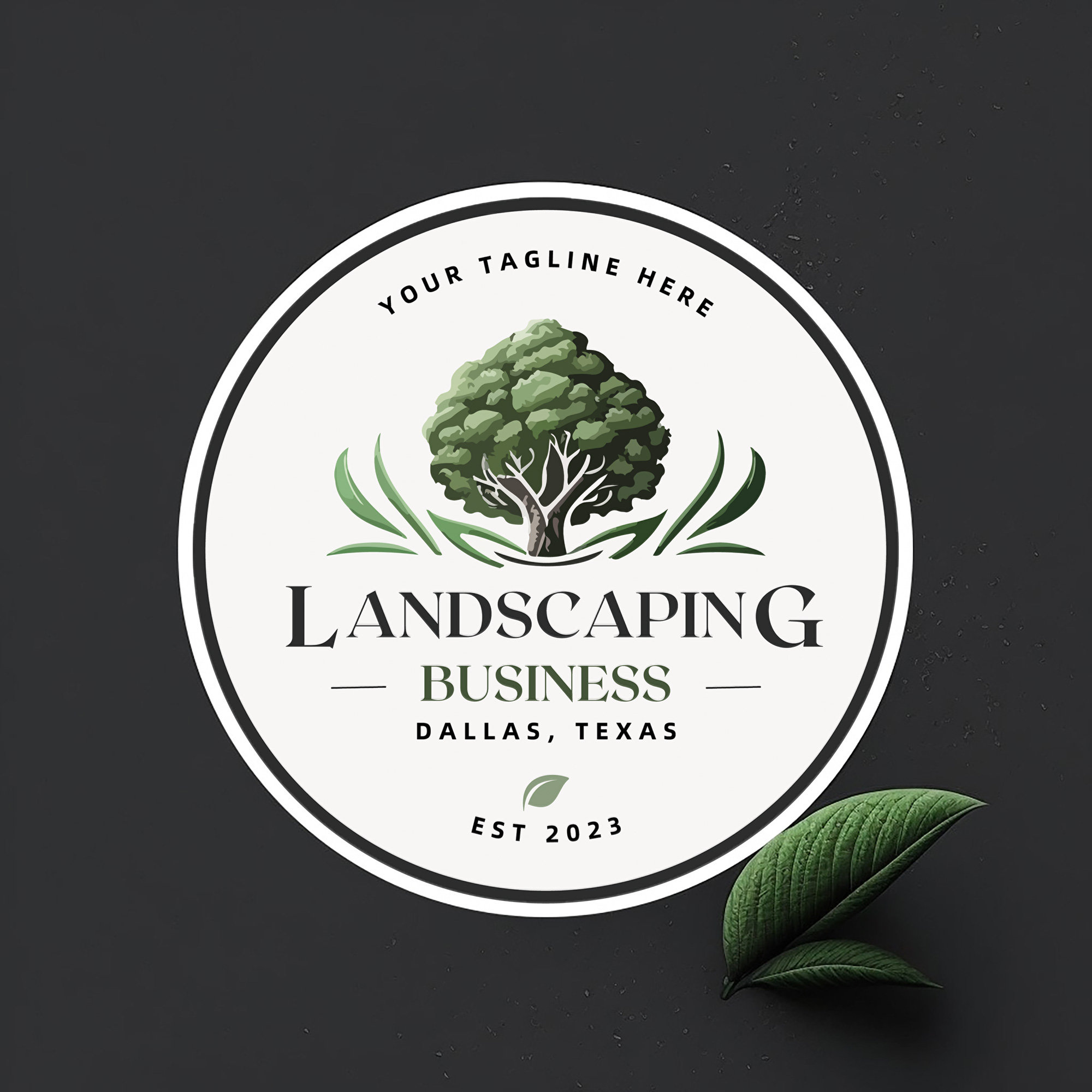 Landscaping Tree Logo