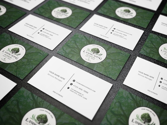 Landscaping Business Card Design
