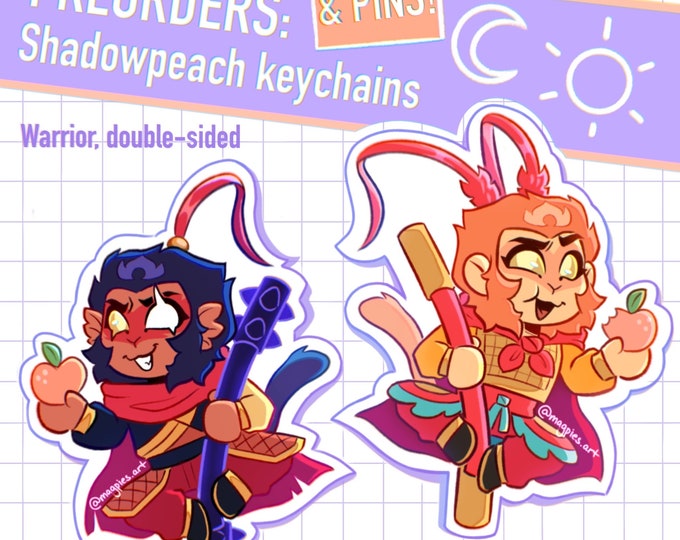 LMK Shadowpeach Keychains & Pins - Etsy