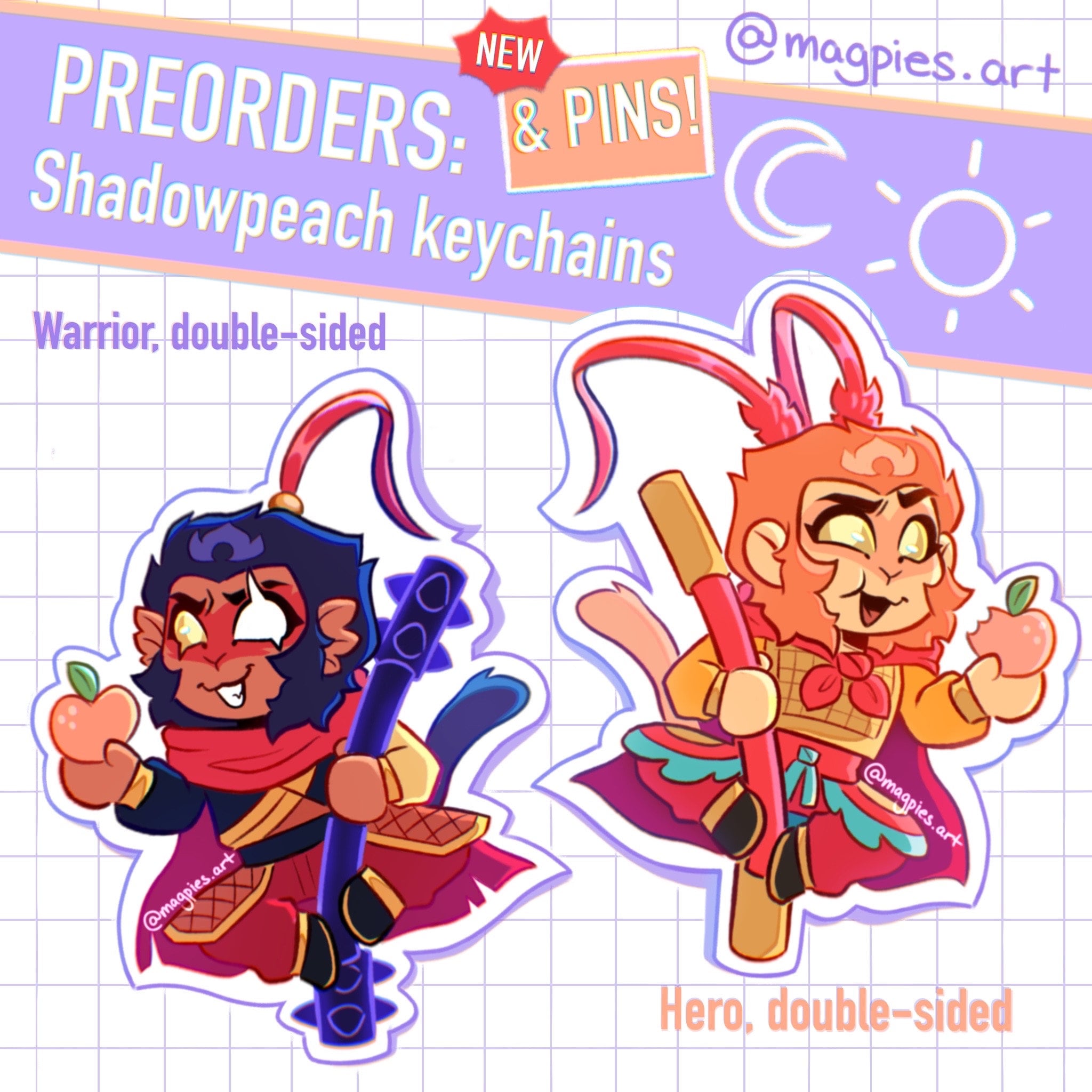 LMK Shadowpeach Keychains & Pins - Etsy