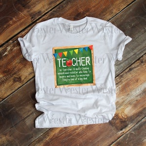 Teacher Digital Download Design PNG PDF SVG - Etsy