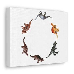 Kid's Room Dino Art. Great Design for the Dinosaur Enthusiast Printed ...