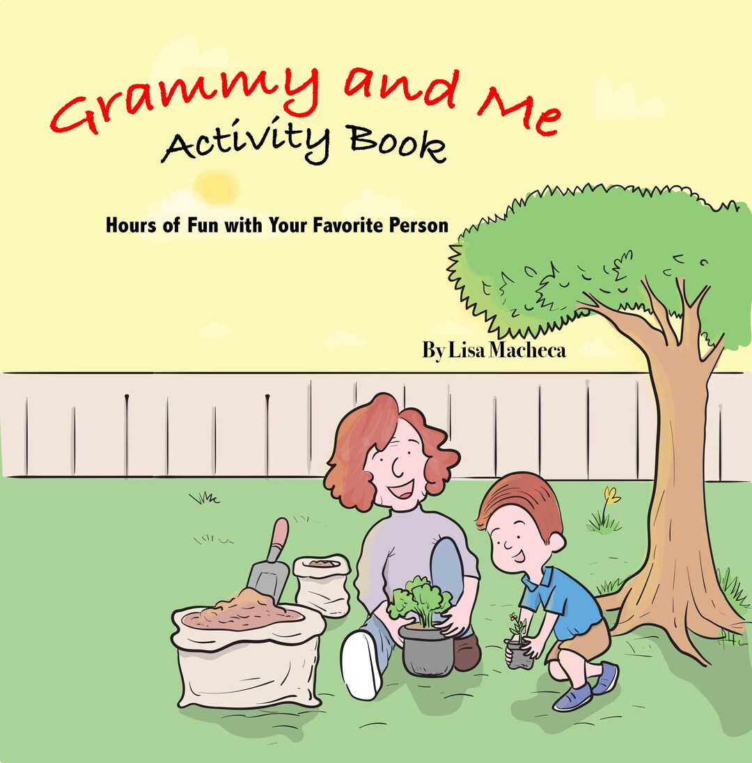 Grammy and Me Activity Book - Etsy