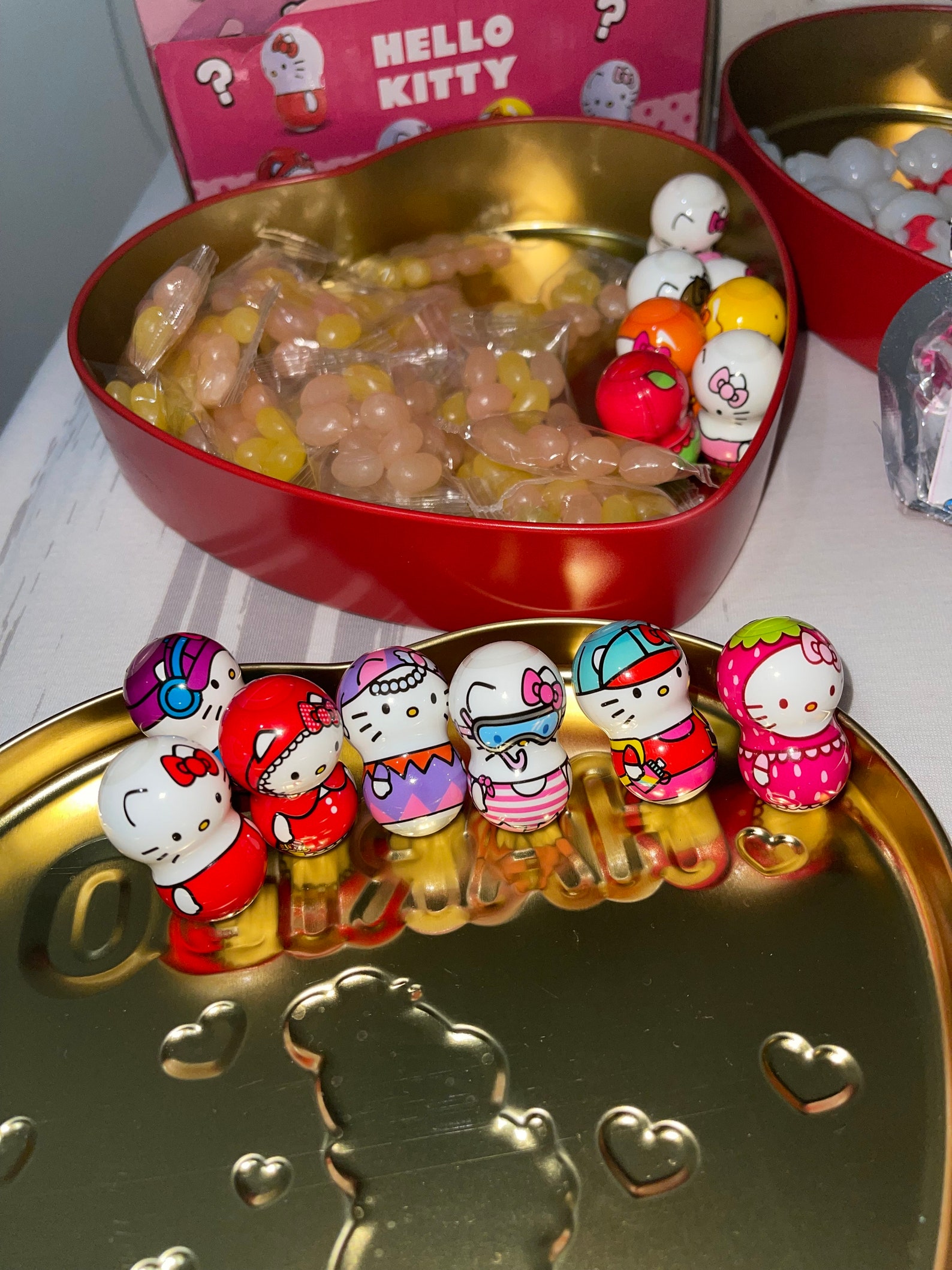 Hello Kitty Roly Poly Figures, Relkon Flipperz Hello Kitty Figures ...