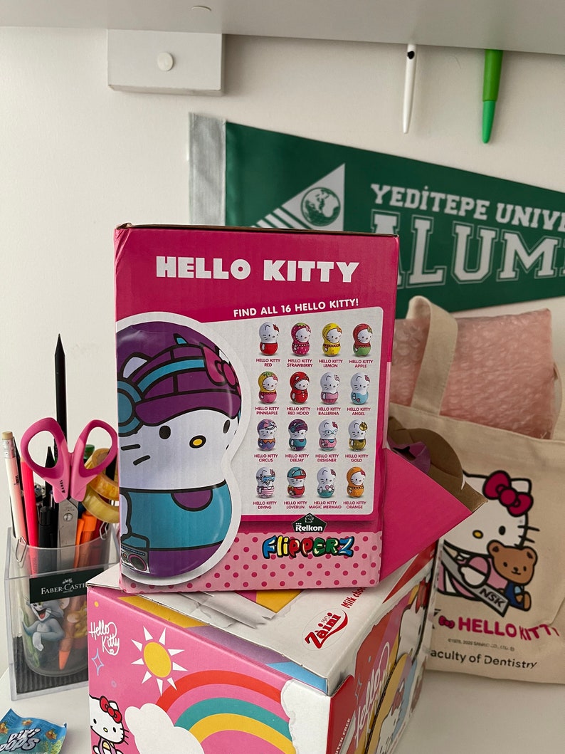 Hello Kitty Roly Poly Figures, Relkon Flipperz Hello Kitty Figures ...