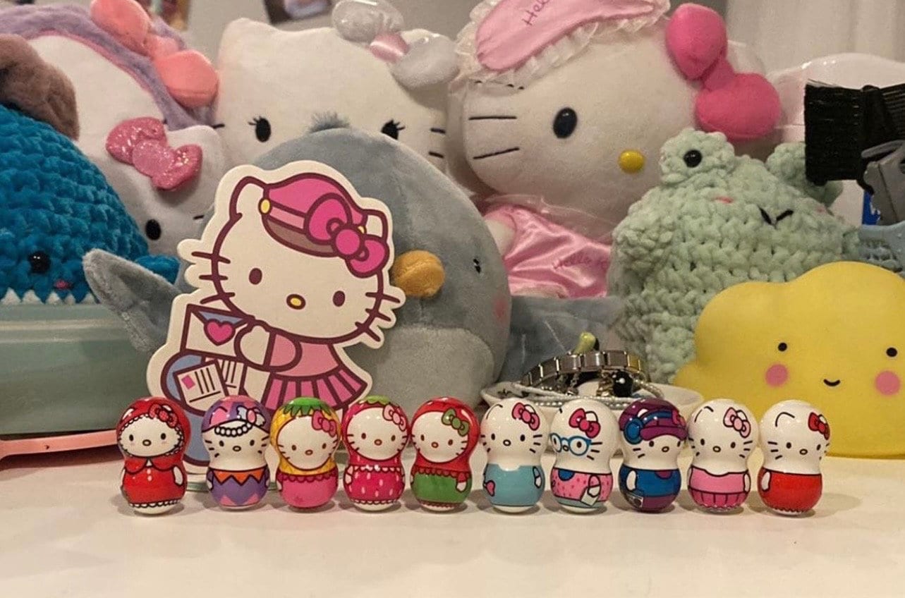 Hello Kitty Roly Poly Figures, Relkon Flipperz Hello Kitty Figures ...