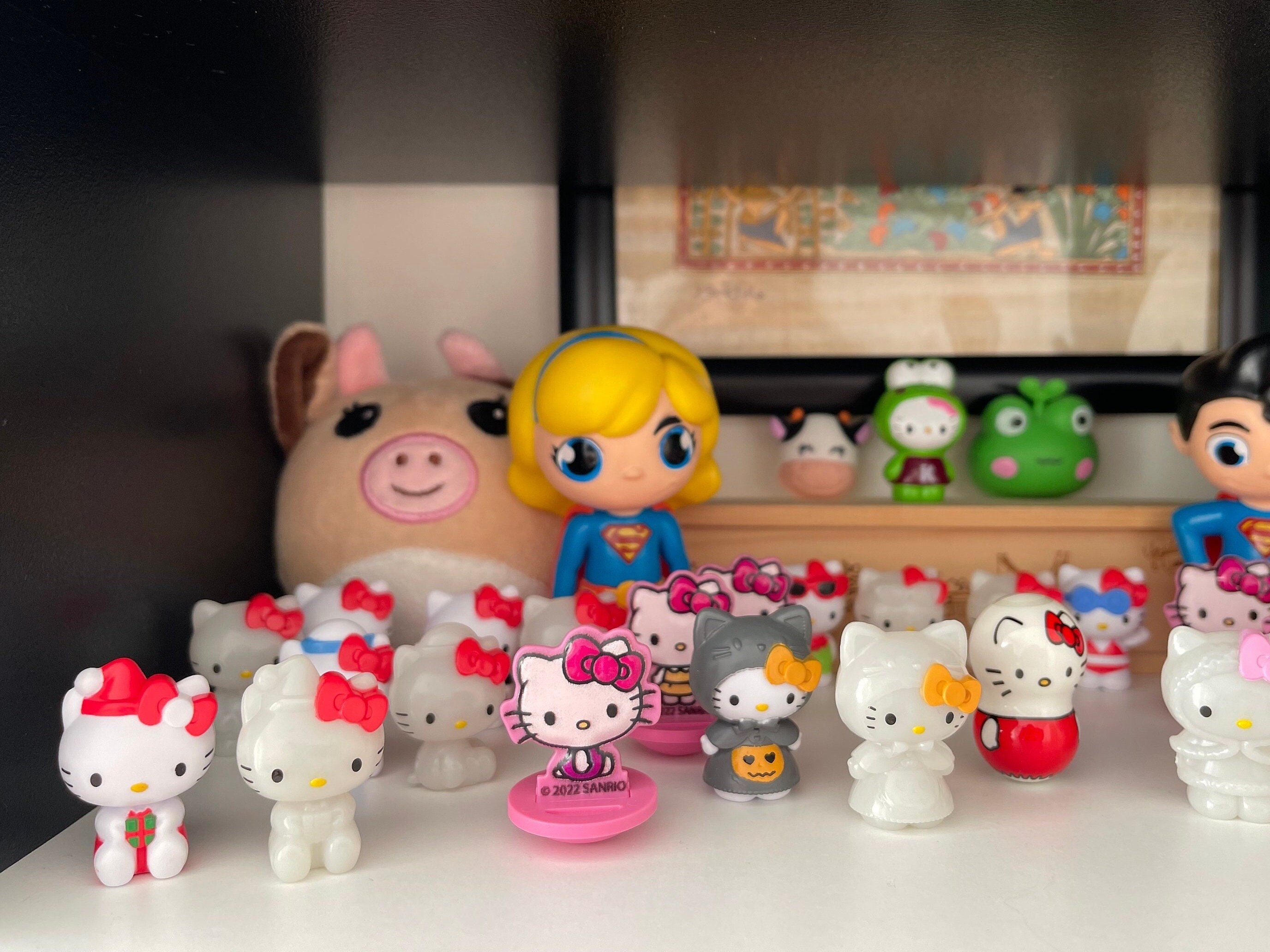 Glow in the Dark Hello Kitty Minifigures, Sanrio Cute Kitty Gift, Hello ...