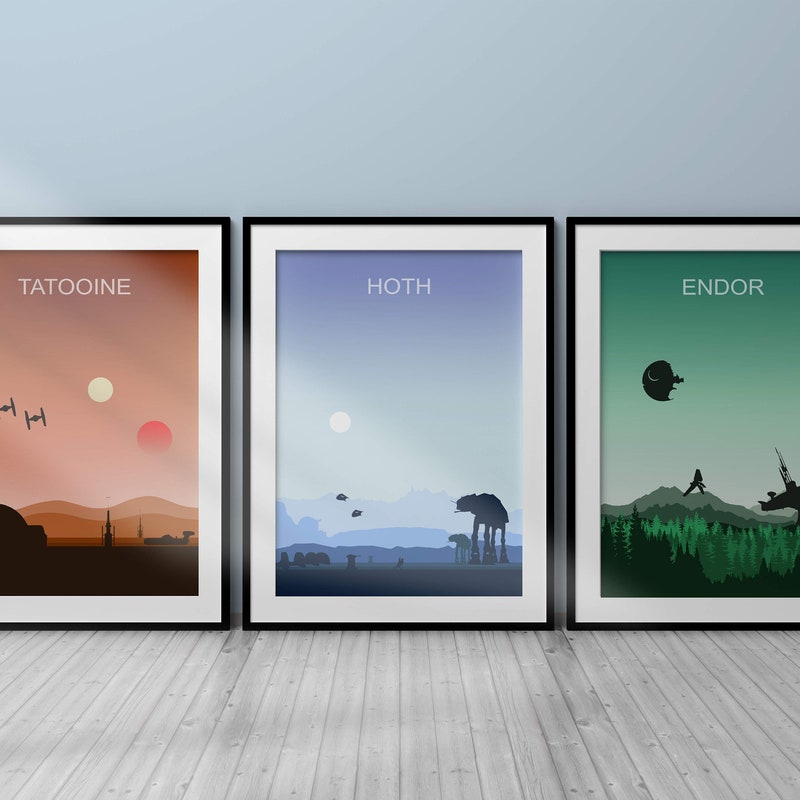 Subtle Starwars Art - Etsy