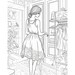 Fashion Dress Shopping Coloring Pages, 10 PDF Coloring Pages, Kids ...