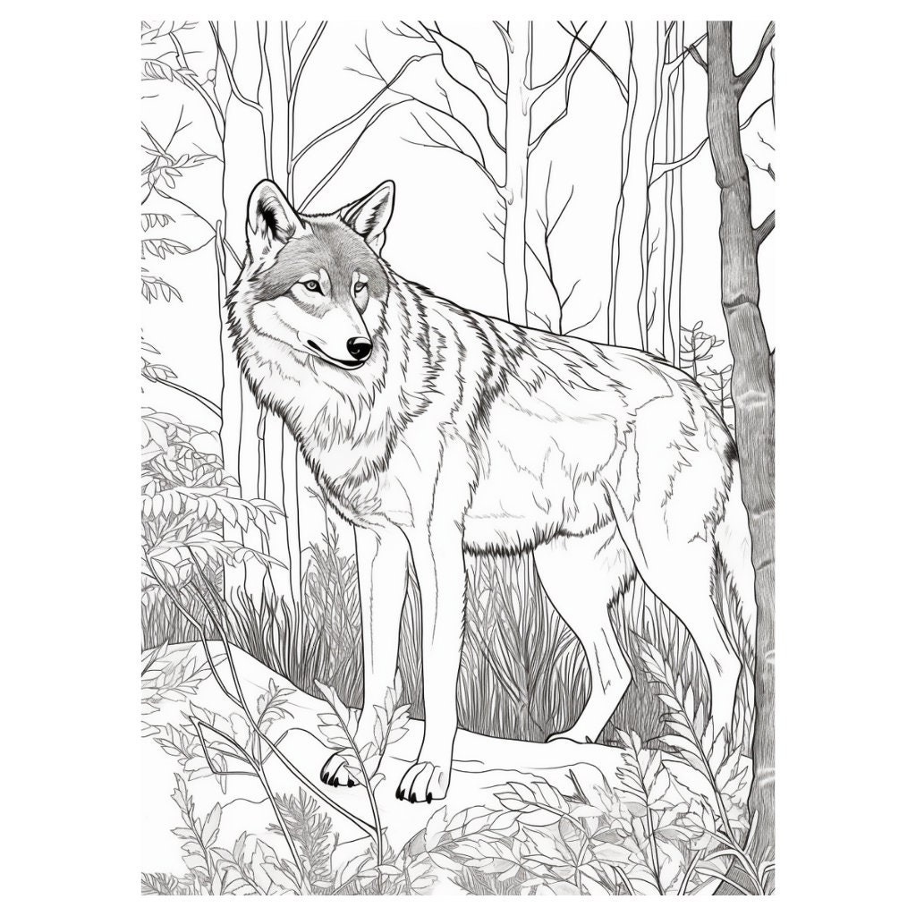 10 'wolves' Adult Coloring Pages, Adult Coloring, Coloring for Adults ...