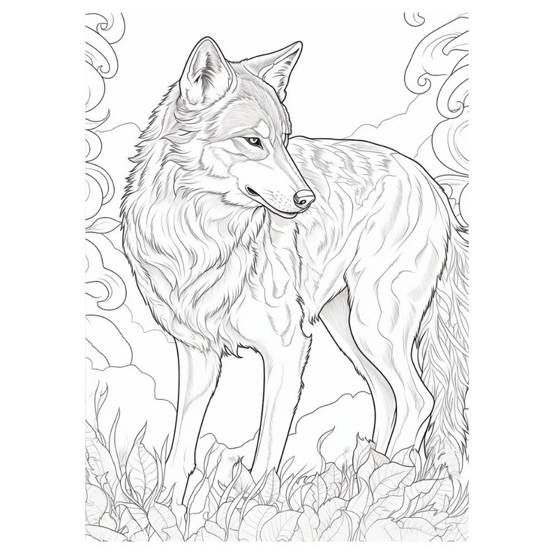 10 'wolves' Adult Coloring Pages, Adult Coloring, Coloring for Adults ...