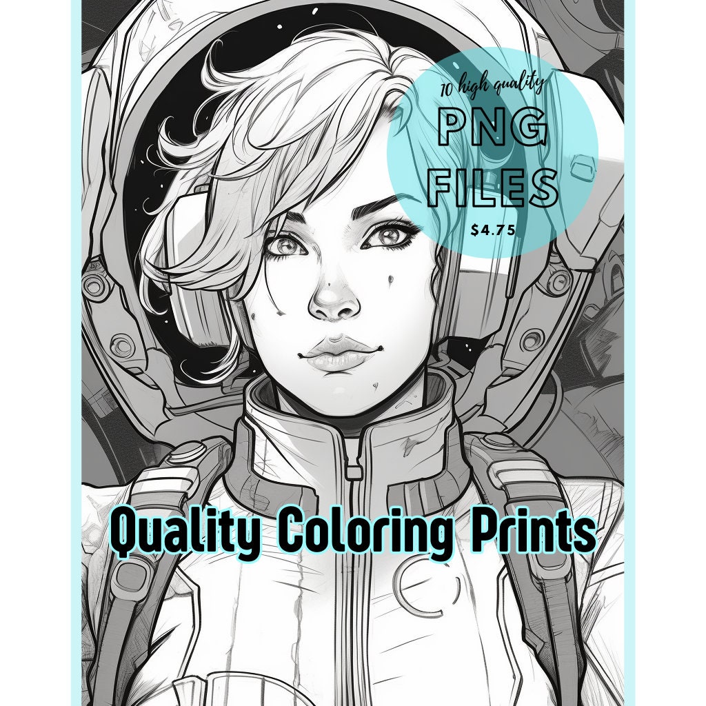 Mech Pilots 10 Coloring Pages, Adult Coloring Pages, Adult Coloring ...