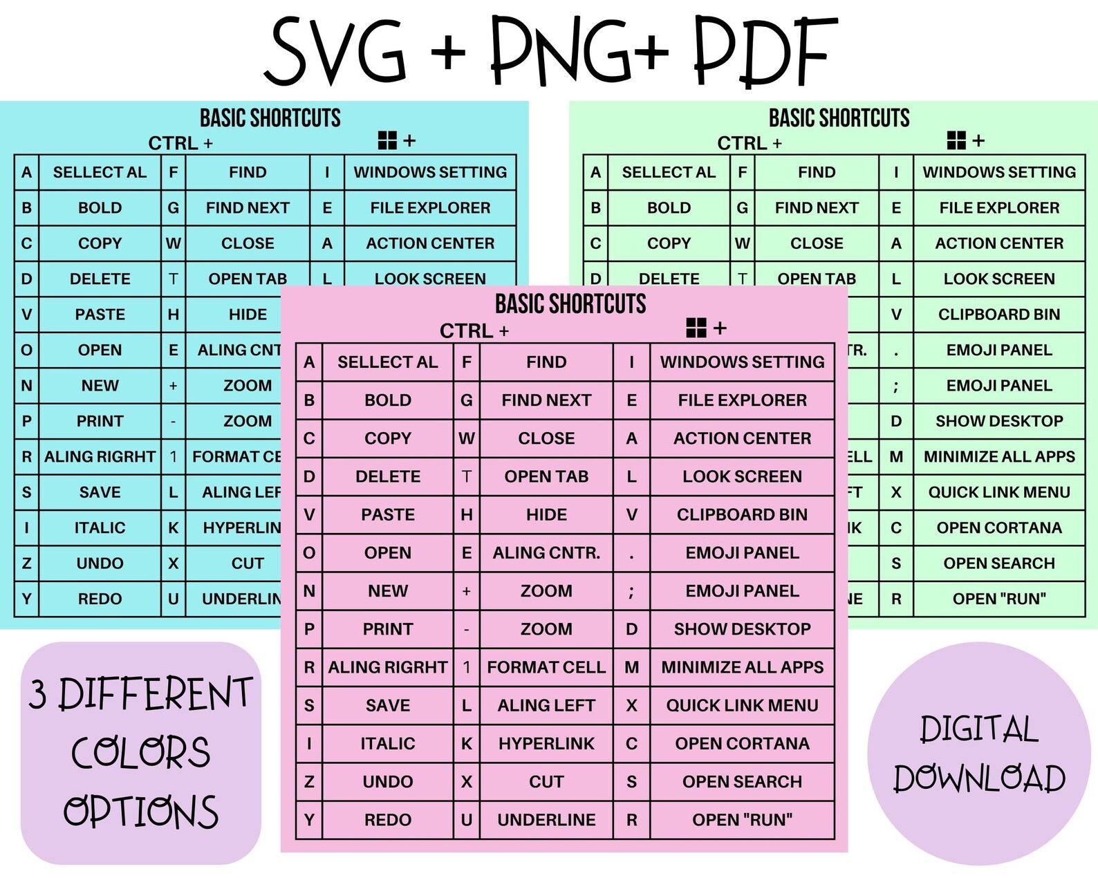 Keyboard Shortcuts,keyboard,shortcuts for Windows, Word and Excel ...