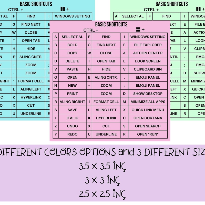 Windows of Shortcut Sticker - Etsy UK