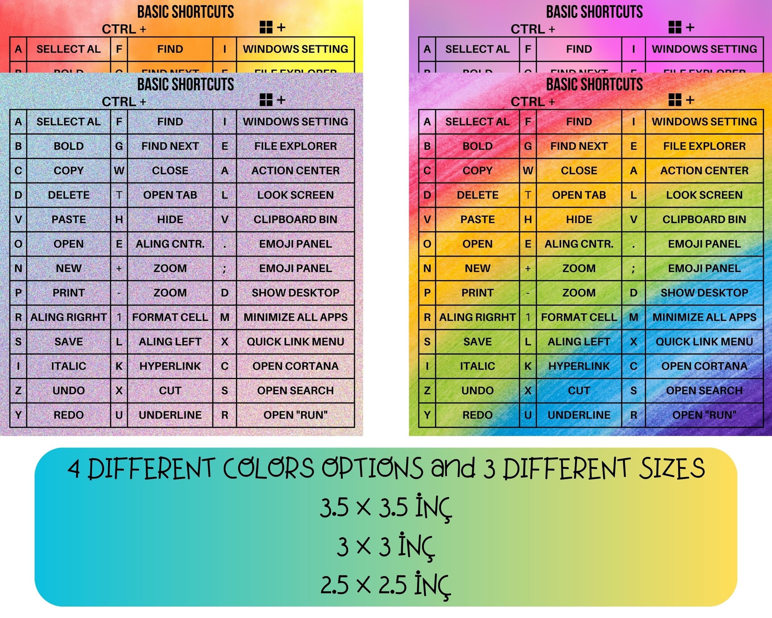 Keyboard Shortcuts, Shortcuts for Windows, Word and Excel Shortcuts ...