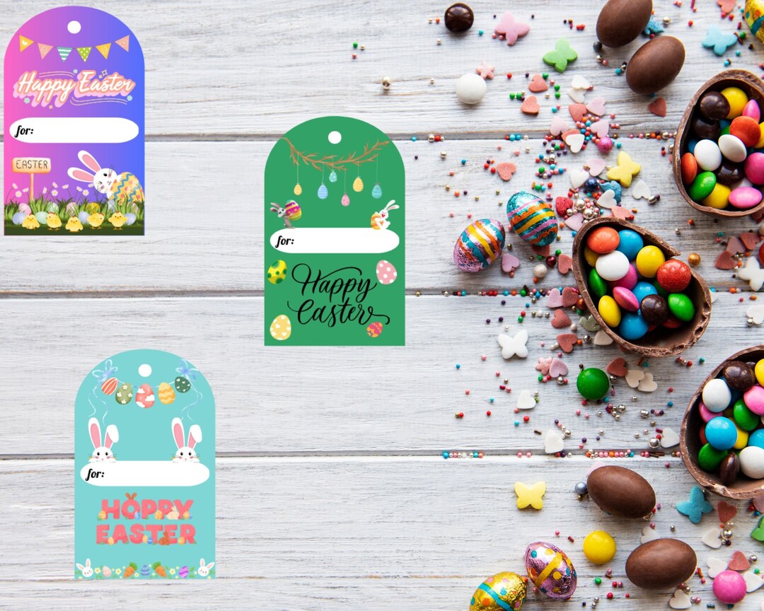 Printable Gift Tags,easter Gift Tag, Easter Favor Tag, Easter Gifts ...