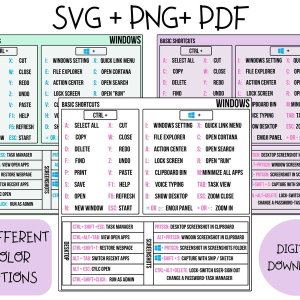Windows Shortcut Svg - Etsy