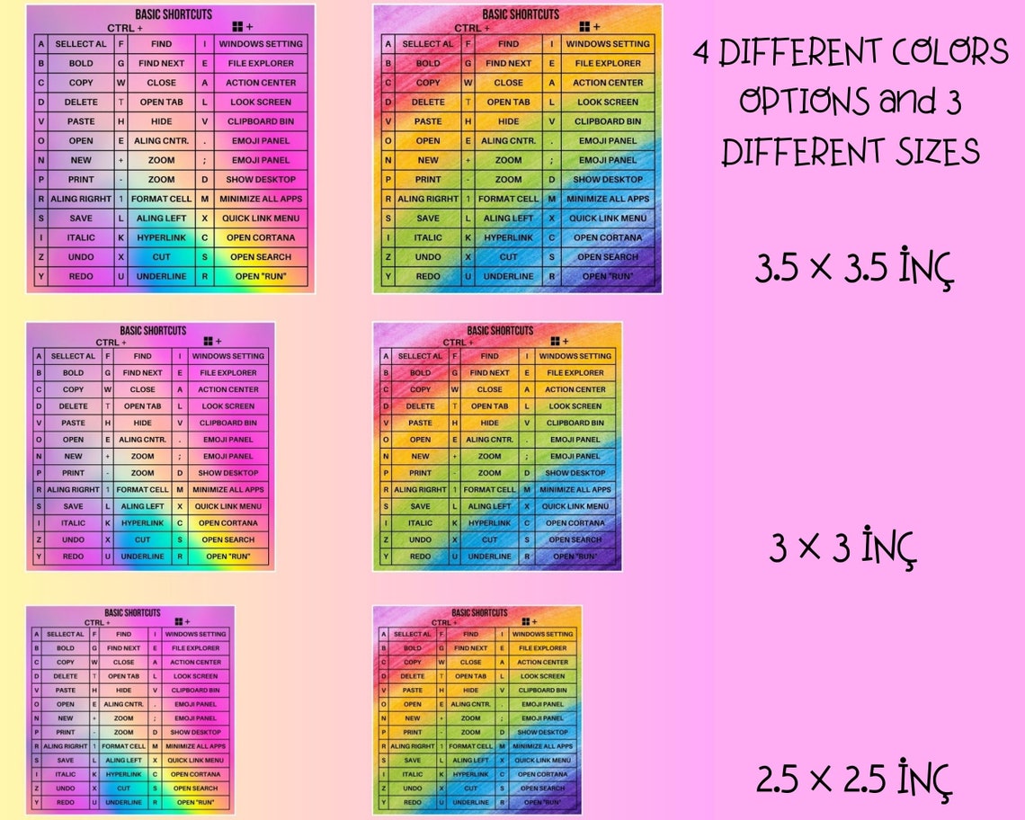 Keyboard Shortcuts, Shortcuts for Windows, Word and Excel Shortcuts ...