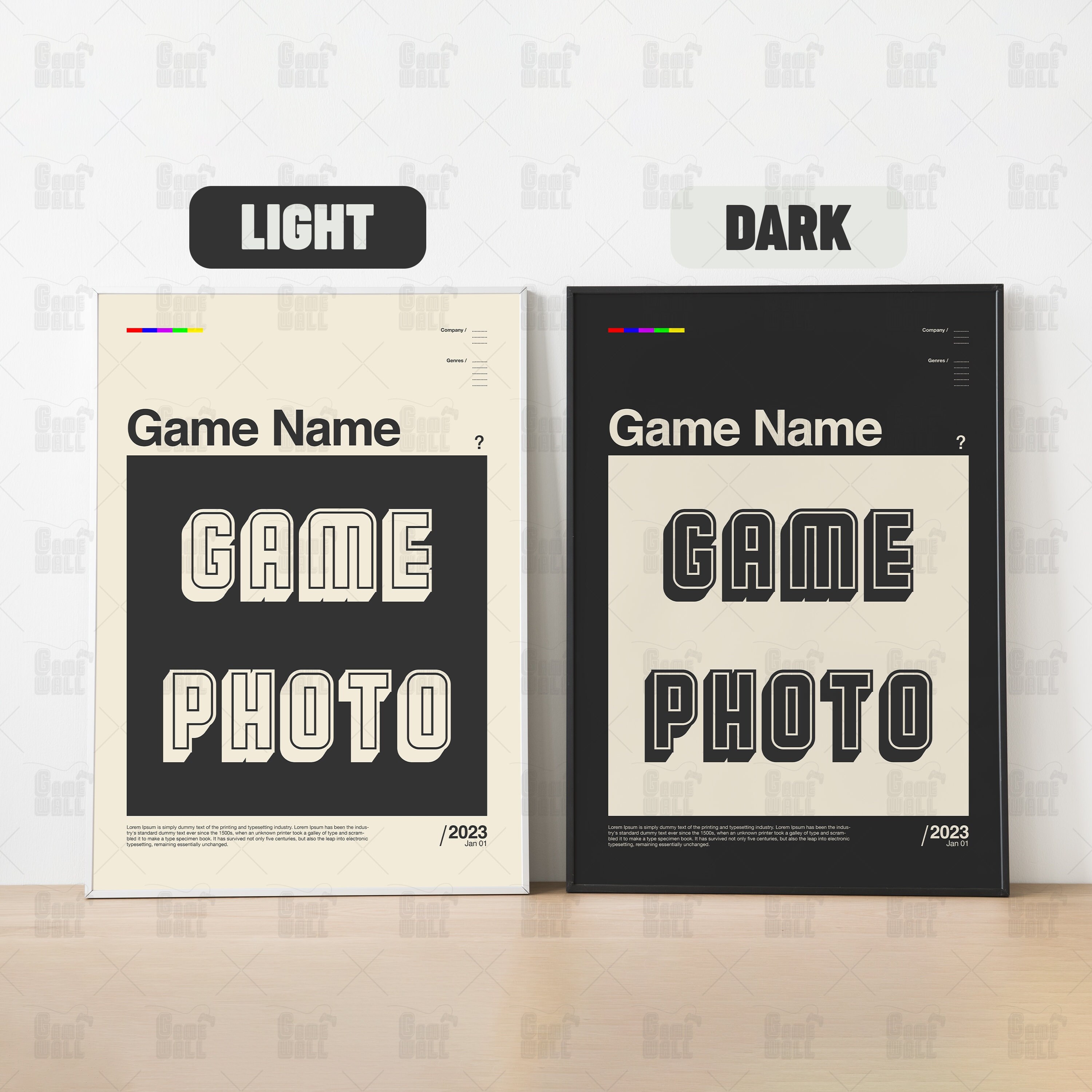 Custom Game Poster Gaming Room Poster Gaming Wall Poster - Etsy Australia