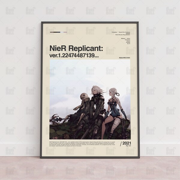 Nier Replicant Art Print - Etsy
