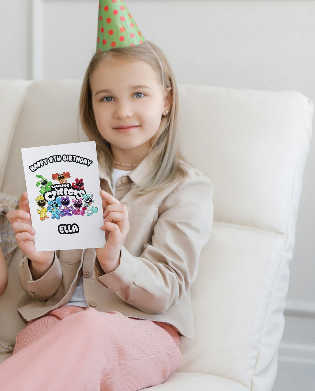 Personalised Smiling Critters Birthday Card Kids Personalised Birthday ...