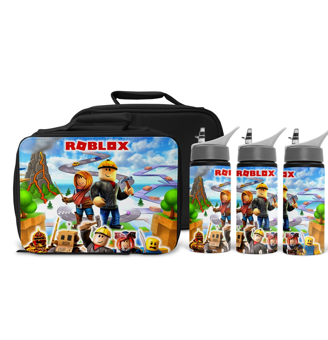 ROBLOX Lunch Bag And/or Water Bottle Kids School Lunch Bag Roblox Kids ...