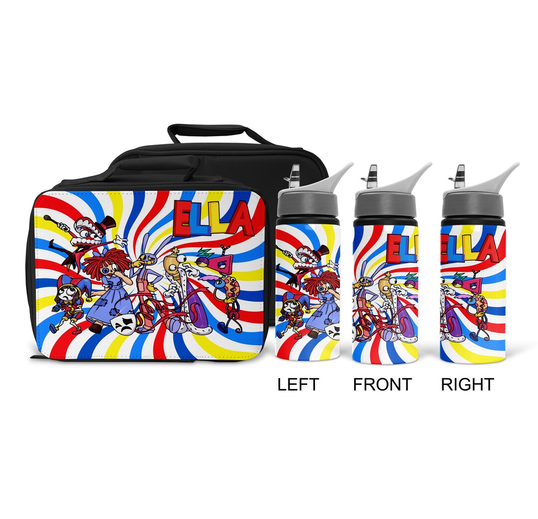 PERSONALISED Amazing Digital Circus Lunch Bag And/or Water Bottle - Etsy