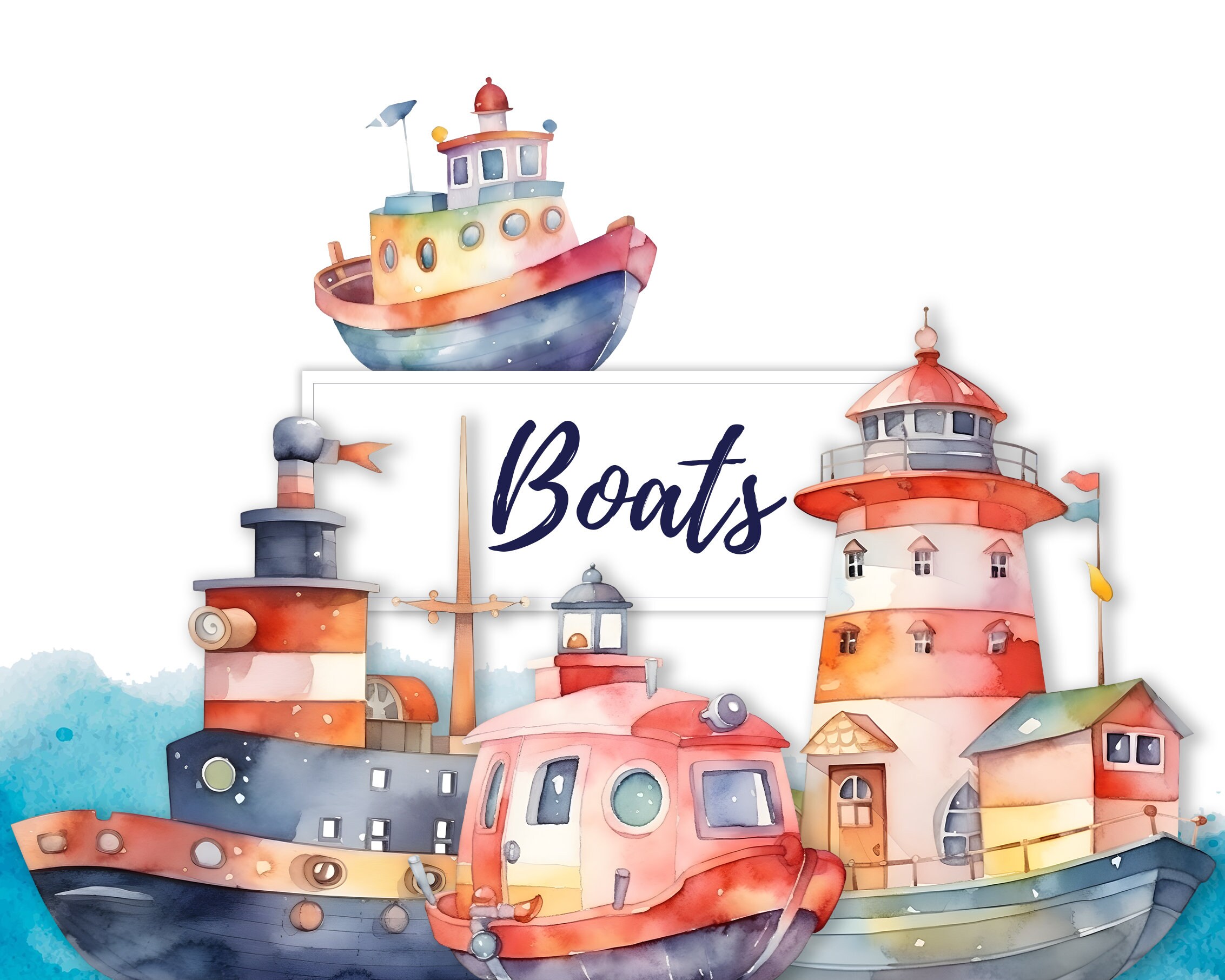 Cute Boat Clipart
