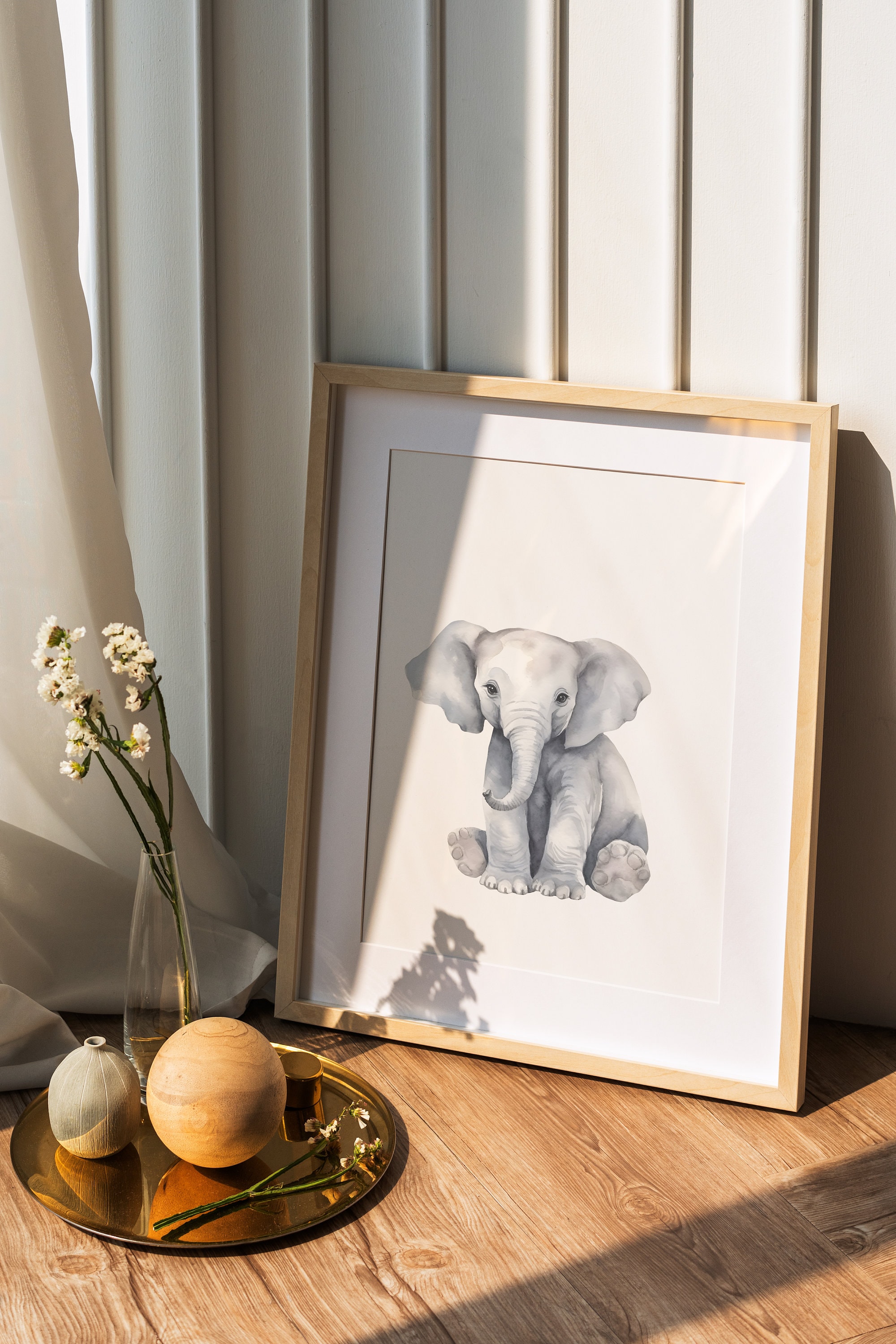 60 Watercolor Savanna Animal Clipart, Aquarelle Elephant Giraffe Lion ...