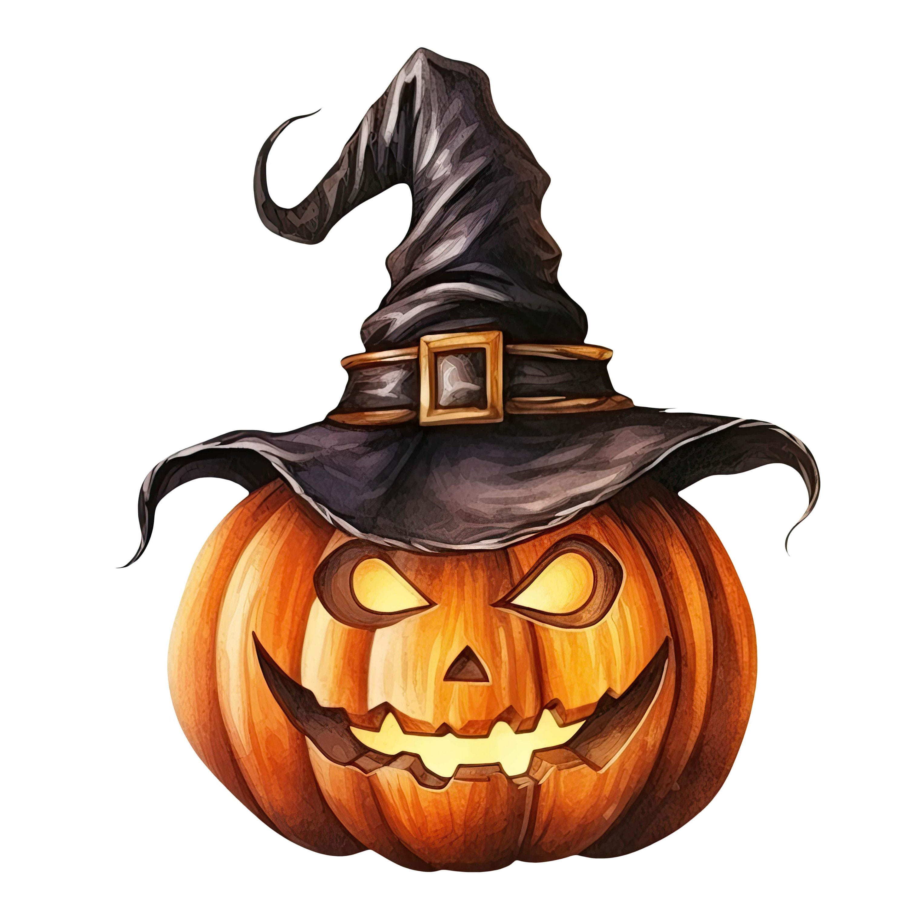 30 Watercolor Spooky Halloween Clipart Aquarelle Autumn Fall - Etsy