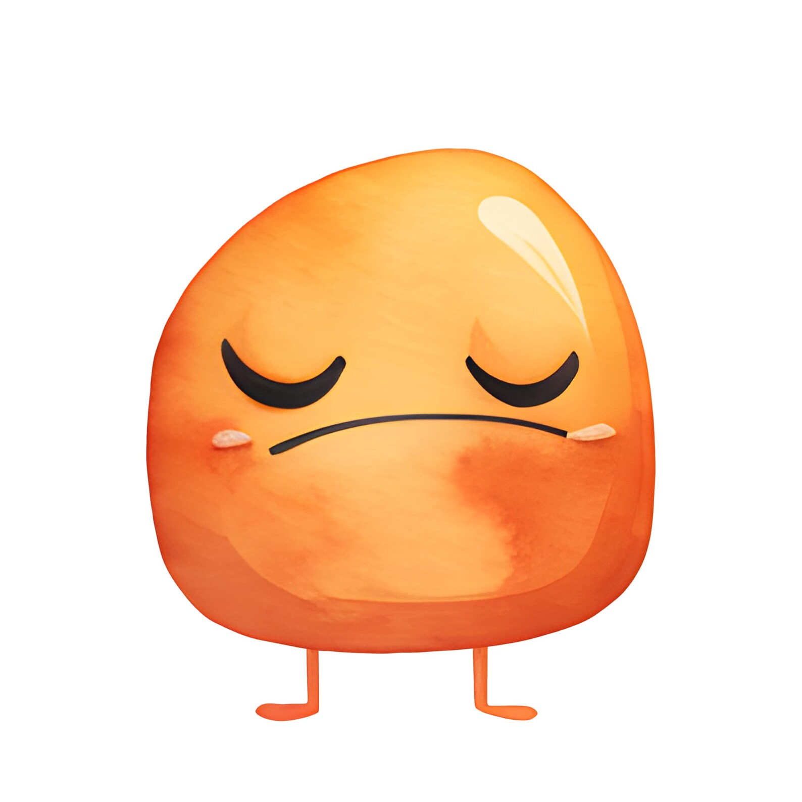 20 Watercolor Angry Emoji Clipart, Aquarelle Negative Emotions Angry ...