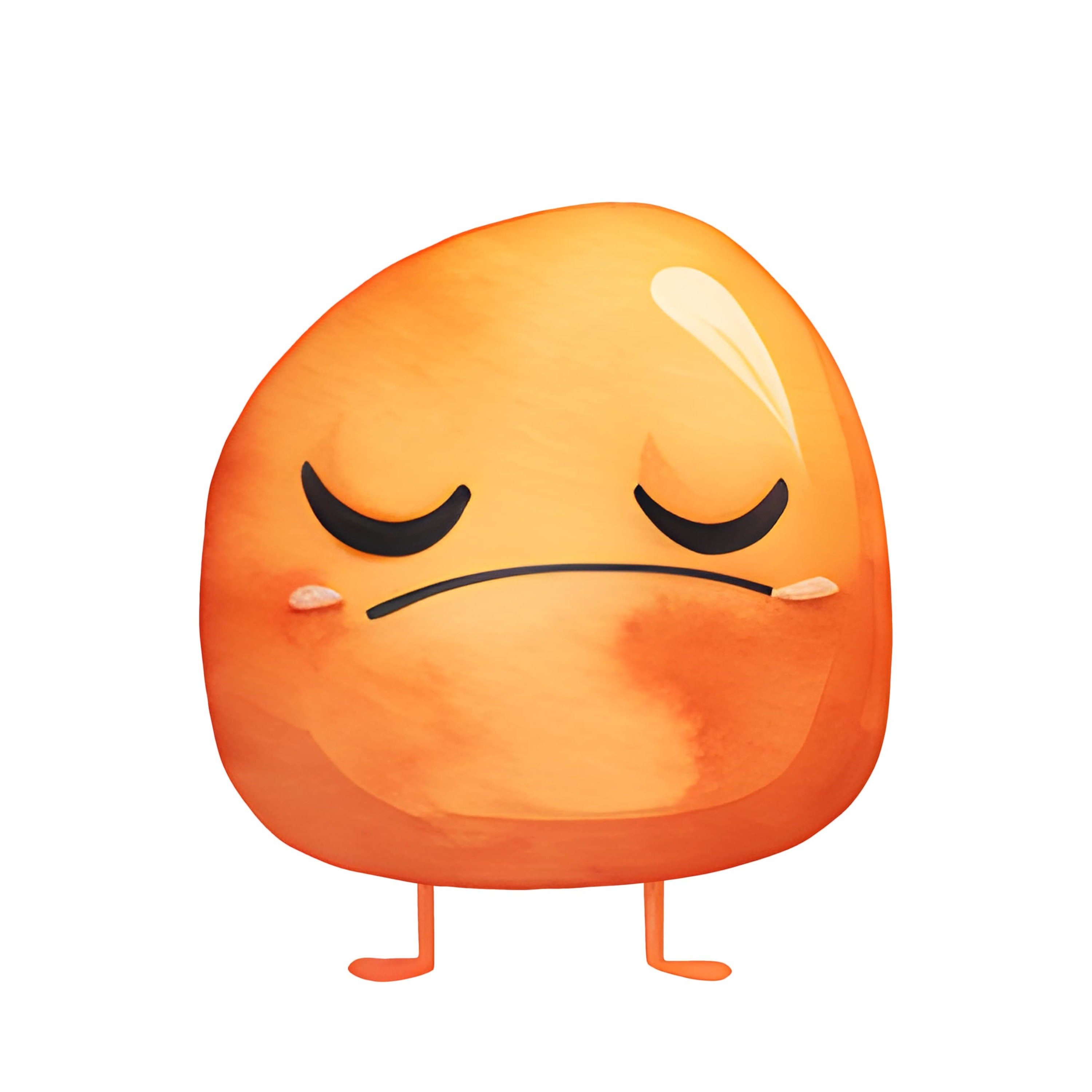 20 Watercolor Angry Emoji Clipart, Aquarelle Negative Emotions Angry ...